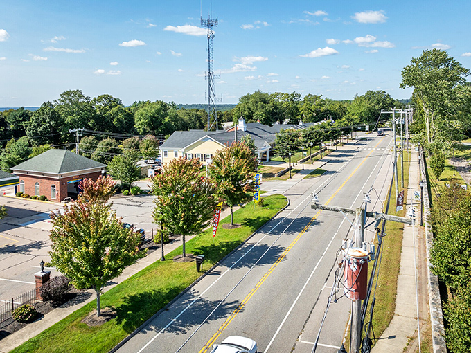 Fall colors frame Ledyard's peaceful neighborhoods, where your Social Security check stretches further than you might expect.
