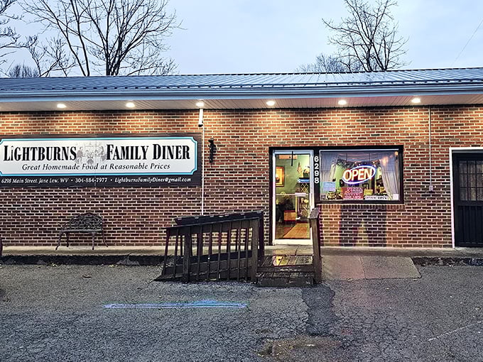 Lightburn's brick façade stands as a monument to the radical concept that "family diner" should actually mean something.
