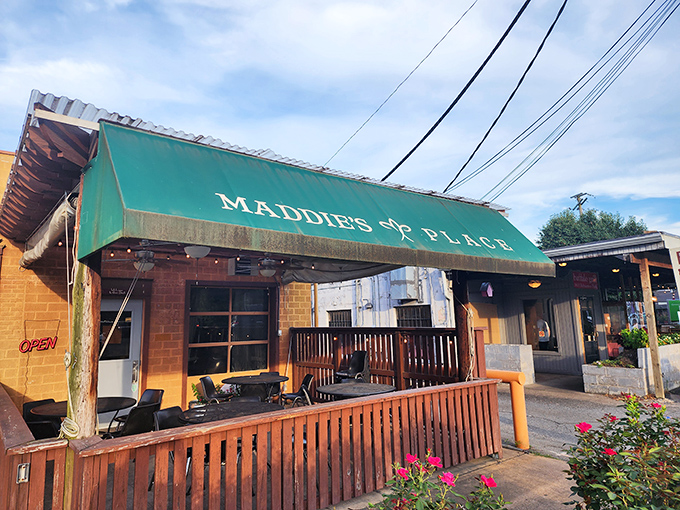 Maddie's Place brings a touch of New Orleans flair to Little Rock&mdash;that green awning shelters some serious culinary talent.
