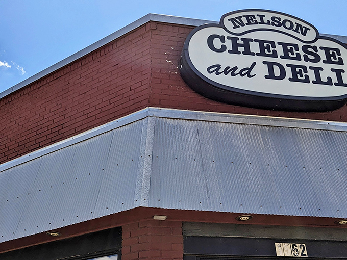 Nelson's iconic sign promises cheese nirvana. The Switzerland of Minnesota awaits within these unpretentious walls.