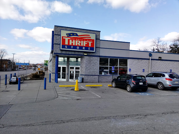 Red, White & Blue's patriotic facade &ndash; where the American dream of getting more for less comes true daily.