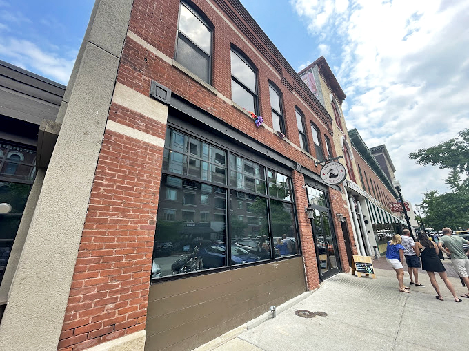 The Eagle's classic brick storefront brings urbane style to comfort food - think fried chicken with a college degree.