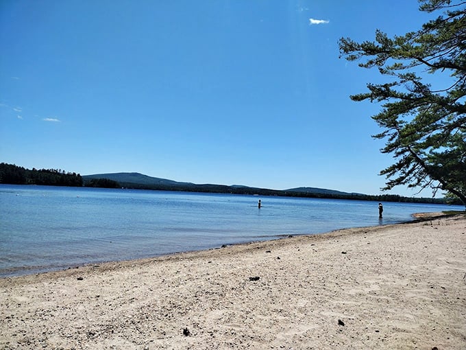 Wentworth's peaceful shores promise the lake experience without the powerboat parade. Serenity now!