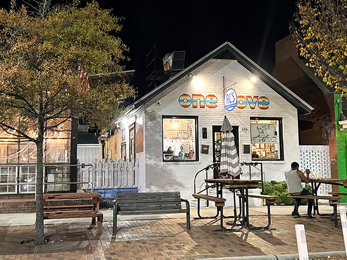 This tiny white shack on Franklin Street might look modest, but it's home to burger royalty in Chapel Hill.