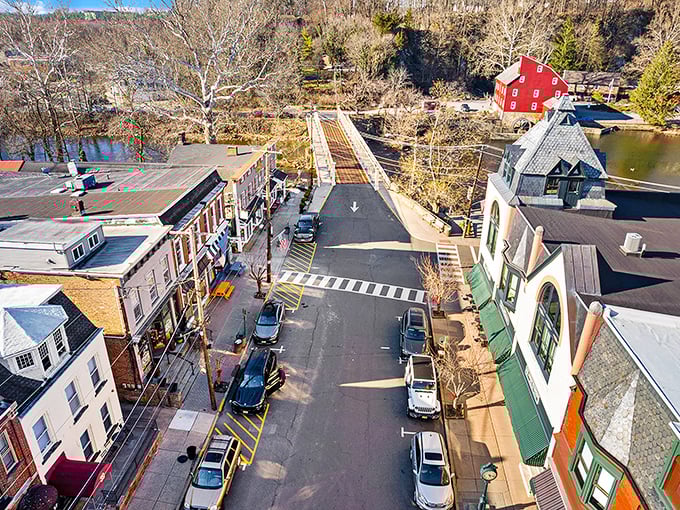 The bridge connecting Clinton's charming downtown invites visitors to cross over to a pace of life where "urgent email" still sounds like an oxymoron.