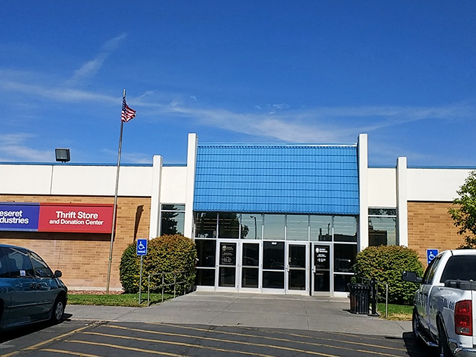 Sunshine and savings&mdash;this Ammon location stands proud like a department store that time-traveled from the past.