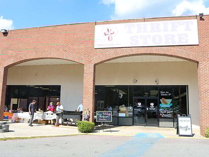 Thrifting with purpose! This architectural gem houses both amazing deals and the opportunity to support meaningful community programs.