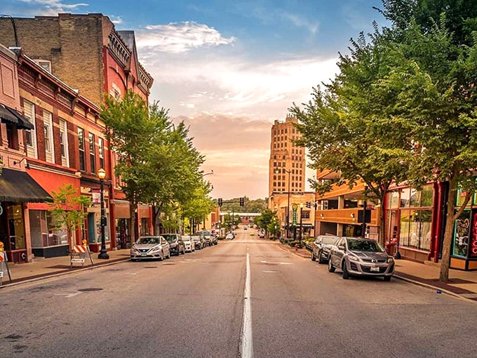 Even the insurance building in Elgin has vintage charm! Who knew financial planning could come with a side of architectural delight?