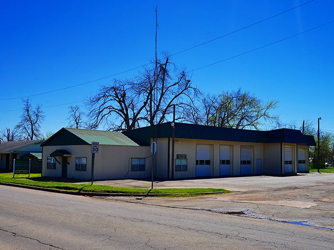 This stately brick building in Hugo stands as a testament to small-town affordability &ndash; where your retirement check buys more than just necessities.