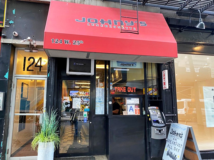The unassuming storefront of Johny's Luncheonette hides a world of breakfast magic &ndash; like finding a culinary TARDIS in Manhattan.