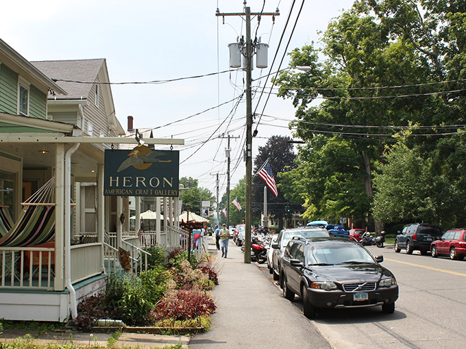 Main Street, Kent&mdash;where time slows down and everyone seems to know the secret to small-town happiness. 