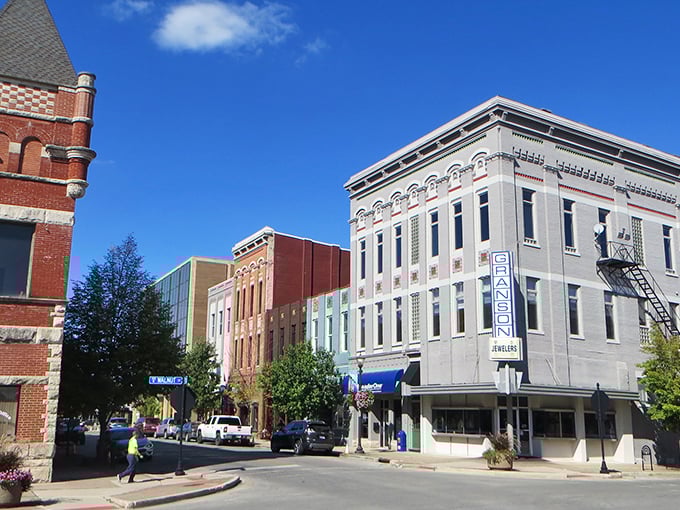 Small-town financial freedom meets architectural character in Kokomo, where retirement dollars buy more than just necessities.