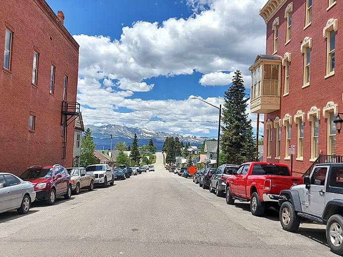 Leadville: Where vibrant buildings pop against mountains so majestic they seem to defy gravity. Talk about a room with a view! 
