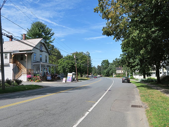 Take a relaxing drive through Montague and enjoy the leafy trees and quiet streets of this lovely, sun-drenched New England town.