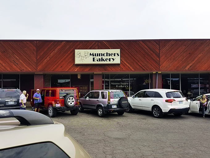 At Munchers, the packed parking lot tells you everything you need to know. Donut democracy in action&mdash;the people have voted!