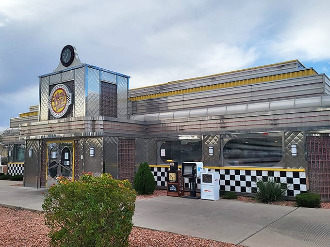 The retro-cool facade of Nana Dee's stands like a chrome-plated promise that inside, breakfast traditions are alive and well.