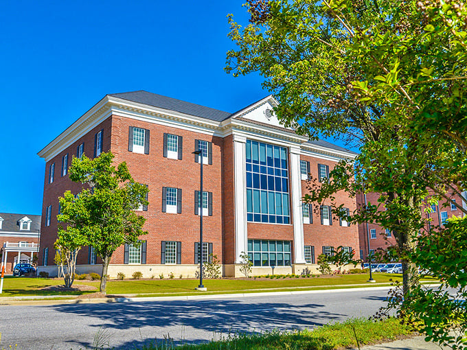 This stately brick building in Rocky Mount houses community services without the big-city price tag attached.