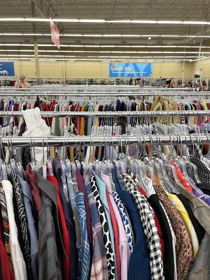 Like a retail oasis in the desert, this Savers promises air-conditioned treasure hunting and unexpected discoveries.