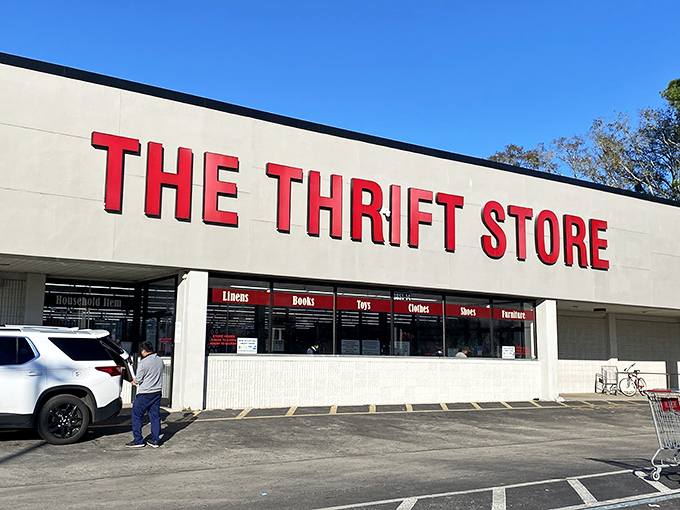 Jacksonville's thrift paradise organizes everything from linens to electronics with military precision and civilian prices.