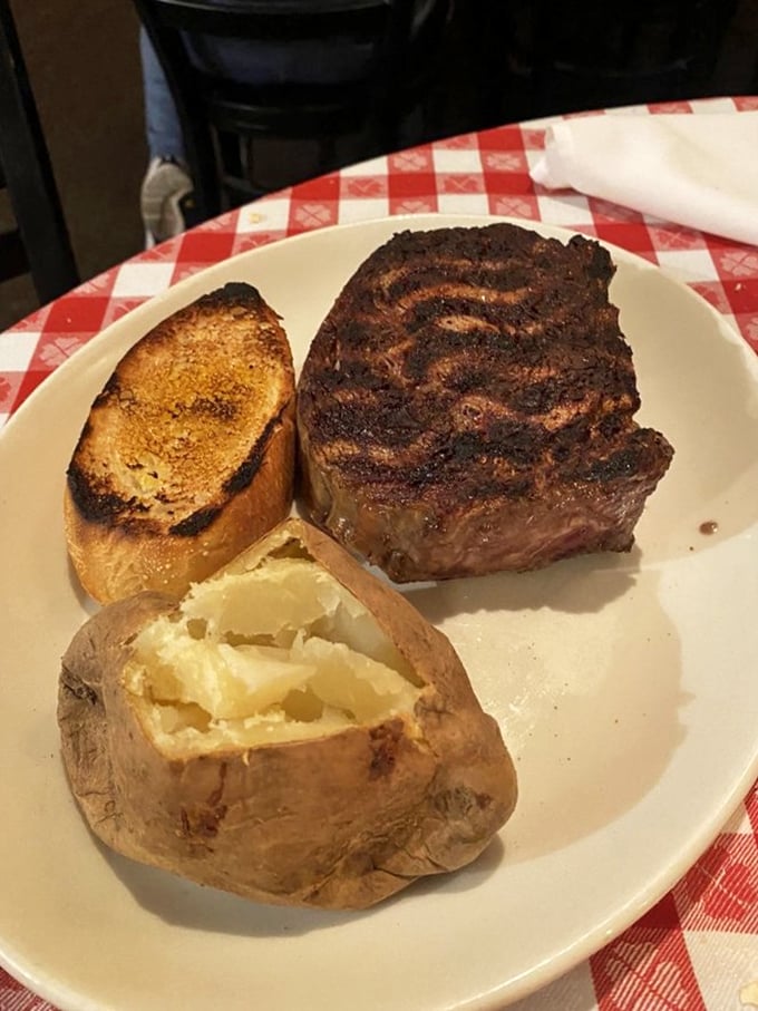 This isn't just dinner&mdash;it's a commitment to carnivorous bliss. The char marks tell stories of perfect grilling technique.