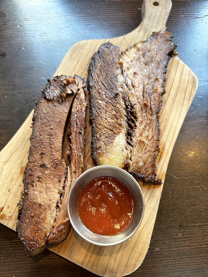 Brisket that doesn't need Instagram filters &ndash; that smoke ring and bark are the real deal, no special effects required
