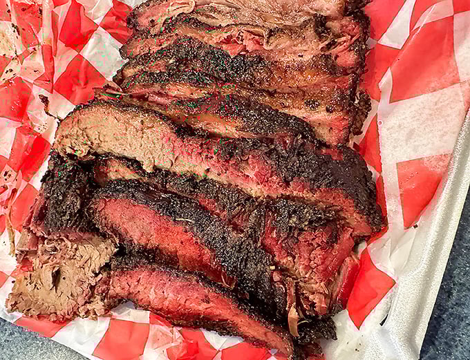 Brisket so beautifully pink-ringed and tender, it makes you wonder why anyone would ever cook meat any other way.