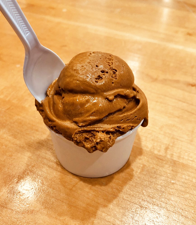 Burnt Caramel isn't just ice cream – it's a flavor revelation that makes you question why you've wasted time on lesser scoops all these years.