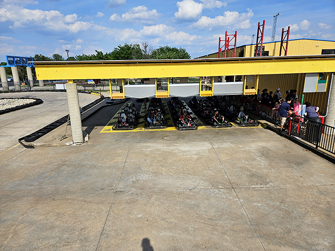 The starting grid &ndash; that magical moment before engines roar and friendly rivalries ignite on the asphalt battlefield.