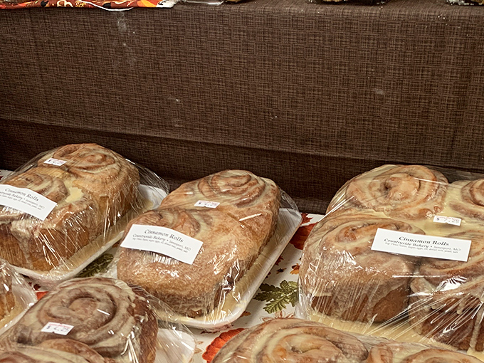 These cinnamon rolls aren't just baked goods &ndash; they're edible architecture. Each spiral is a testament to the baker's craft and patience.