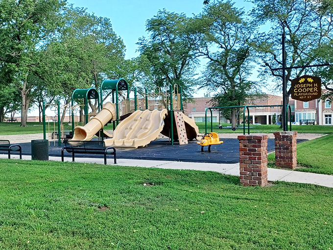 Joseph H. Cooper Park offers simple pleasures that don't require a password or monthly fee &ndash; just bring grandkids and watch childhood unfold as it should. 