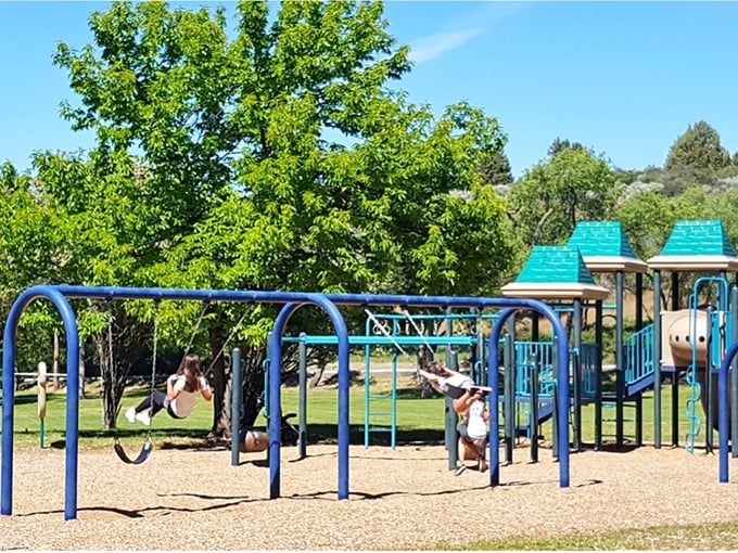 Sunset paints Upper Klamath Lake in hues that would make Bob Ross reach for his palette, creating a daily masterpiece for lucky residents. 