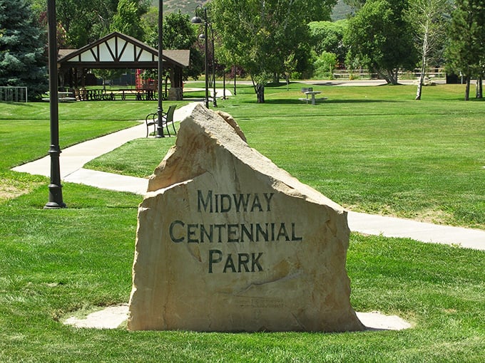 Centennial Park: where your grandkids can burn off energy while you contemplate how you scored such premium mountain real estate for pennies.