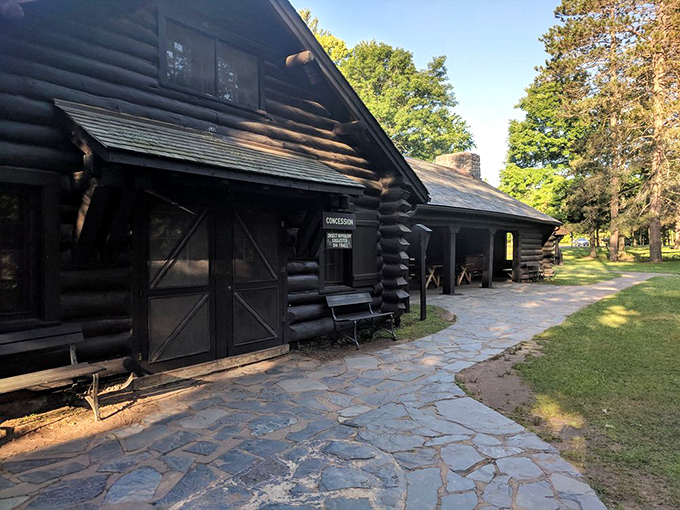 This CCC-built log concession building isn't just historic&mdash;it's a testament to when craftsmanship meant something would outlast the mortgage.