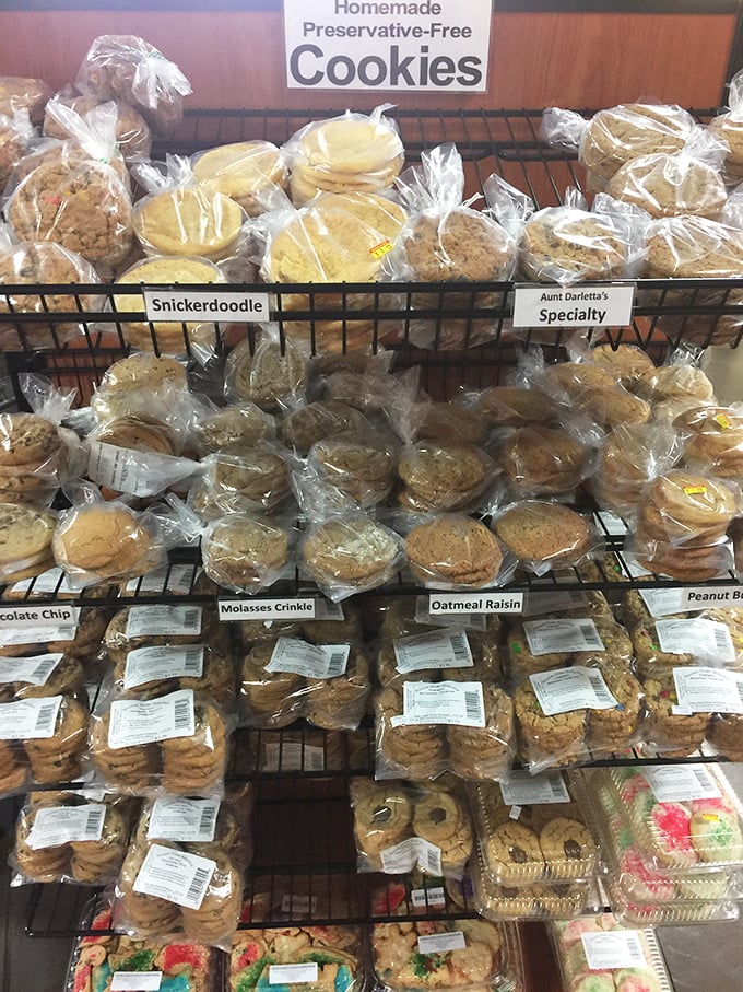 Cookie paradise found! These homemade treats&mdash;from classic chocolate chip to Aunt Darletta's Specialty&mdash;offer sweet salvation for the cookie-deprived soul.