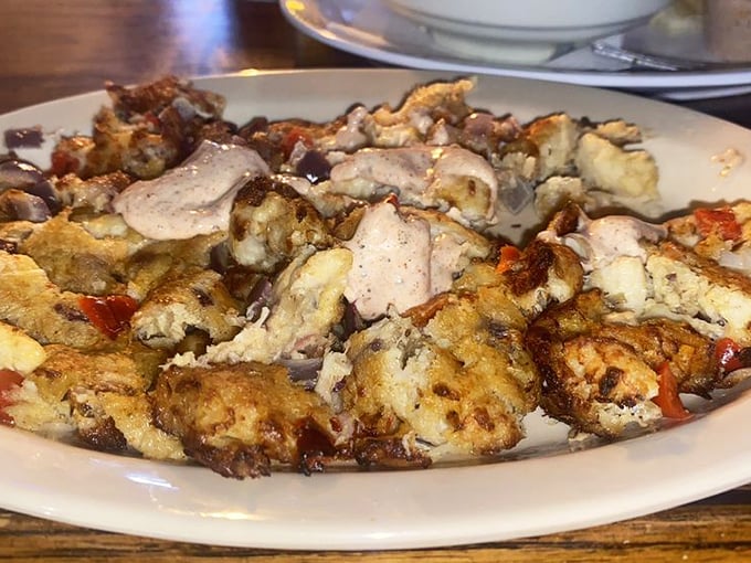 Not your average seafood impersonator&mdash;these crab cakes deliver chunks of actual crab. Revolutionary concept: seafood that tastes like the sea!