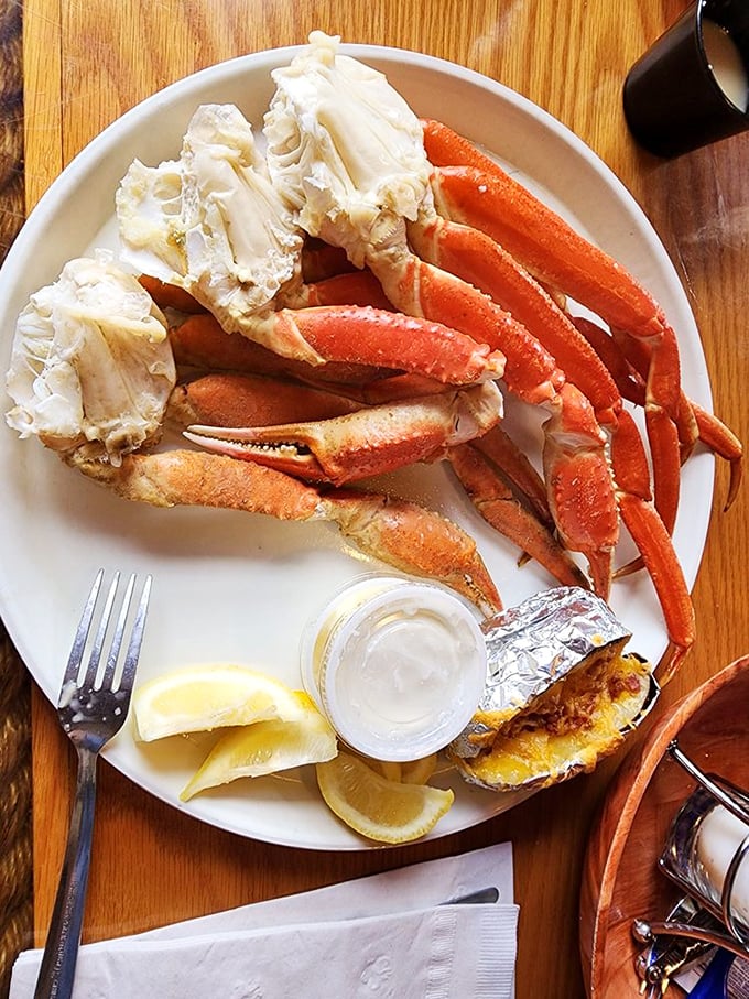 Crab legs so impressive they deserve their own zip code. The ultimate hands-on dining experience that's worth every crack and snap.