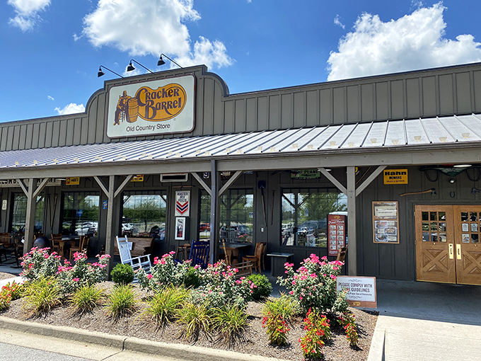 Even chain restaurants like Cracker Barrel embrace Bardstown's charm, with rocking chairs that practically beg you to sit a spell after pie.