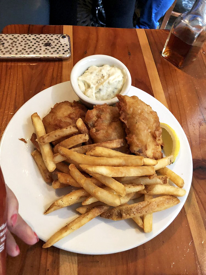 The holy grail of fish and chips has been discovered in Kansas. Golden-battered perfection meets seasoned fries in a plate that deserves its own theme music. 