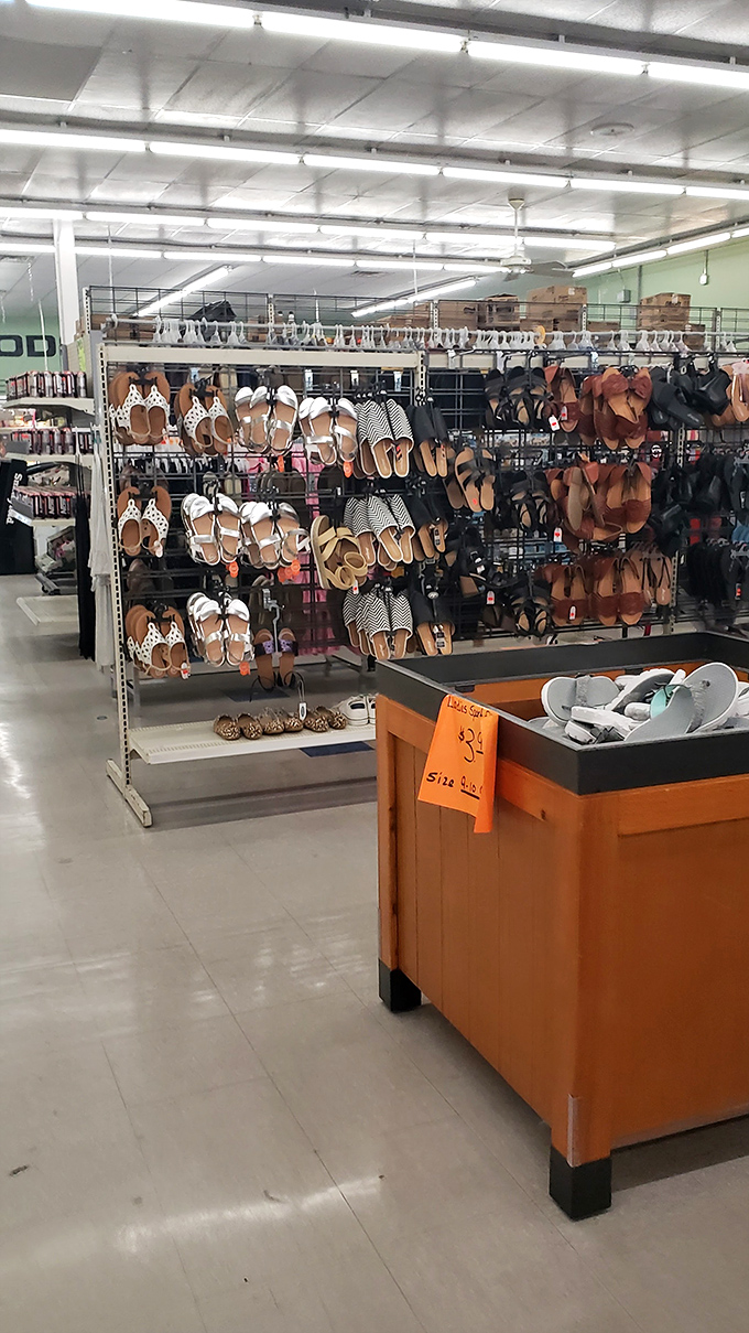 Sandal paradise awaits the savvy shopper. Like a buffet for your feet, there's something here for every summer adventure.