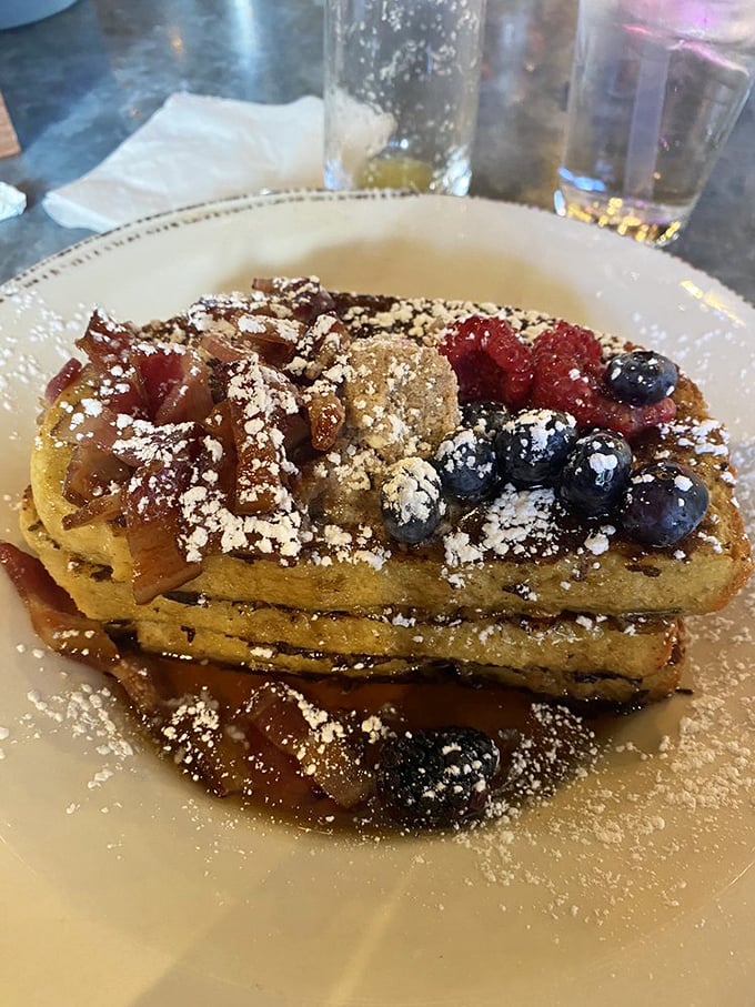 This isn't just french toast&mdash;it's a berry-topped masterpiece that makes you question every breakfast decision you've ever made.