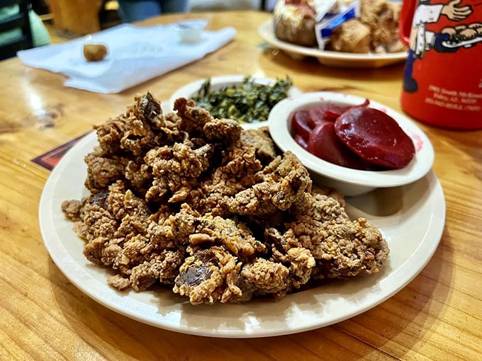 These crispy fried chicken livers might convert even the organ-meat skeptics. Paired with vibrant turnip greens, they're Southern cooking in its purest form.