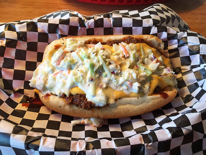 Coleslaw meets melted cheese in a southern symphony. This creamy creation could make even the most dedicated diet plan wave the white flag of delicious surrender.