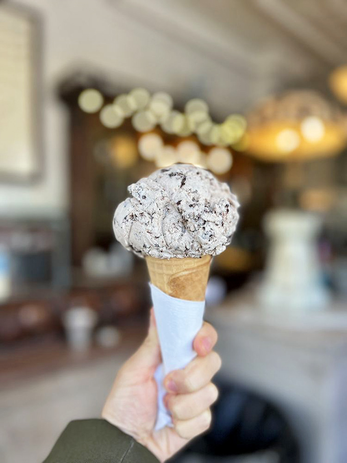 Cookie chunks swimming in creamy splendor&mdash;this Hydrox scoop is what childhood dreams grow up to become. Nostalgia never tasted so good.