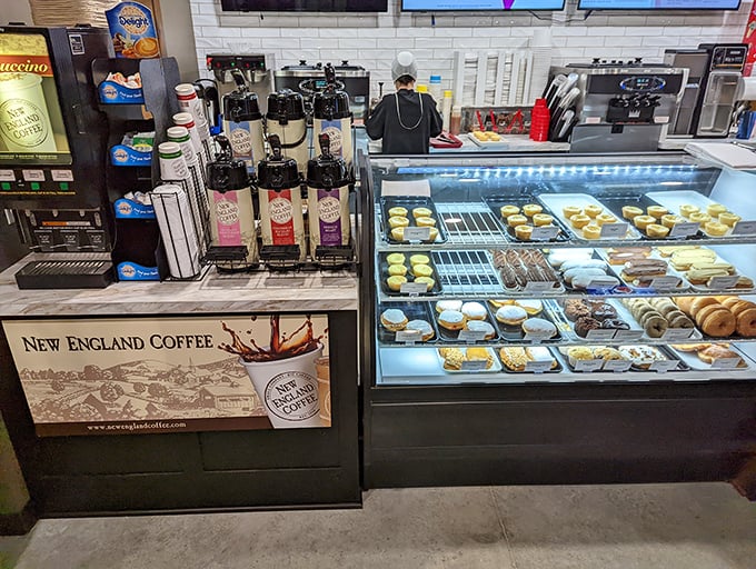 A bakery case that could make a cardiologist weep and a dieter surrender. These treats aren't just desserts; they're edible souvenirs of Amish Country.