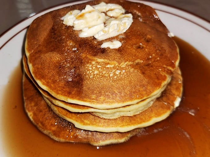 Golden-brown pancake perfection with a melting pat of butter&mdash;the breakfast equivalent of a warm hug from your grandmother.
