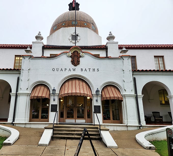 The Quapaw Baths' distinctive dome isn't just architectural eye candy—it's where thermal waters have been soothing aching joints since long before Medicare existed.