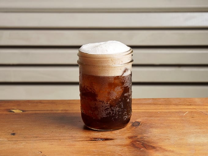 That root beer! Served in a mason jar with a cloud of vanilla ice cream melting into its spicy-sweet depths&mdash;nostalgia never tasted so current.