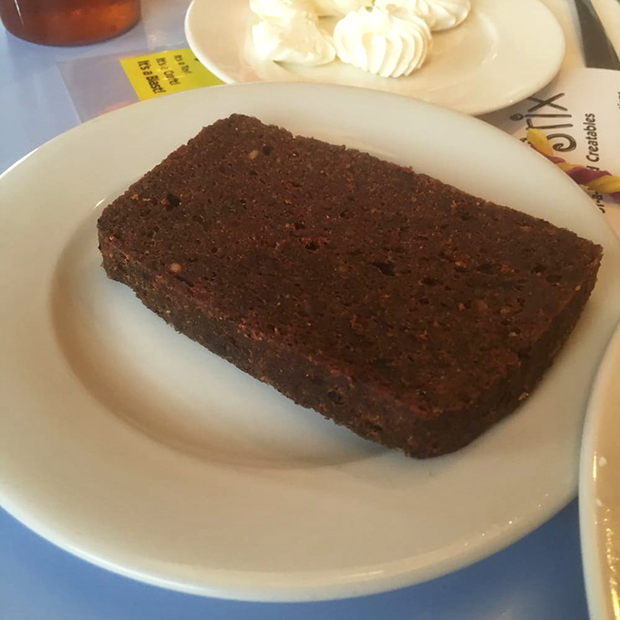 Scrapple: Delaware's answer to "what happens when breakfast meat gets serious about its career." A perfect golden-brown slab awaits.