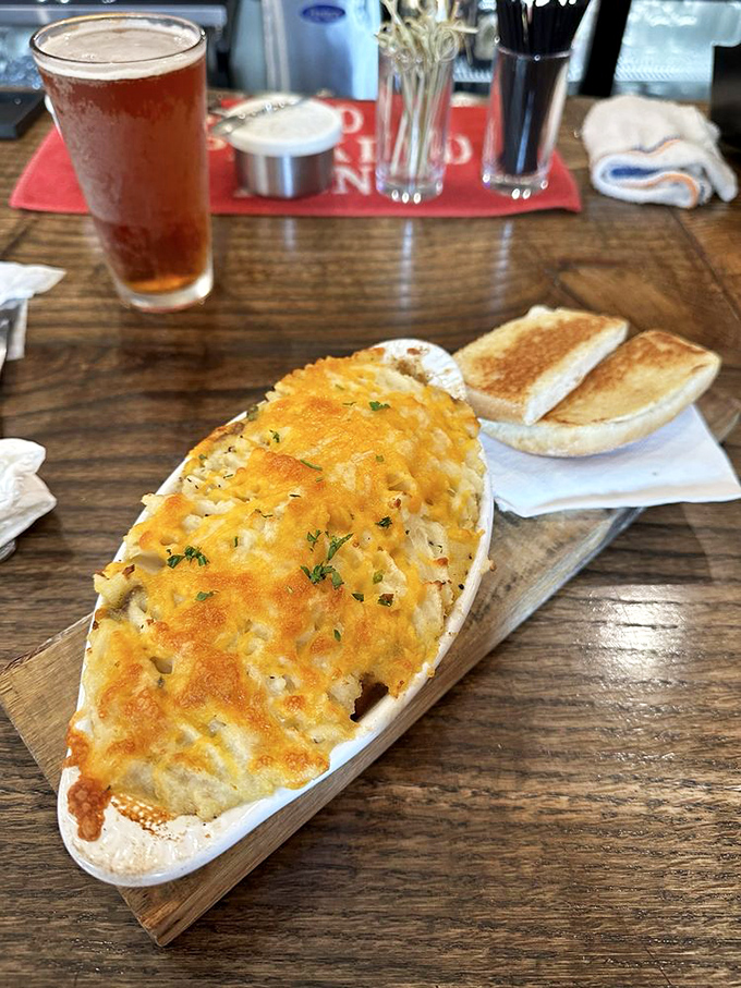 This Shepherd's Pie isn't just dinner—it's edible architecture with a golden-brown potato roof sheltering a savory lamb sanctuary below.