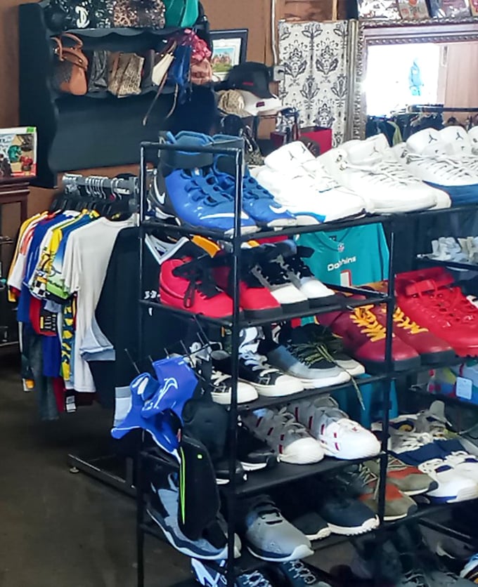 Sneakerheads, rejoice! This footwear collection spans decades of style evolution, from dad shoes to basketball classics.